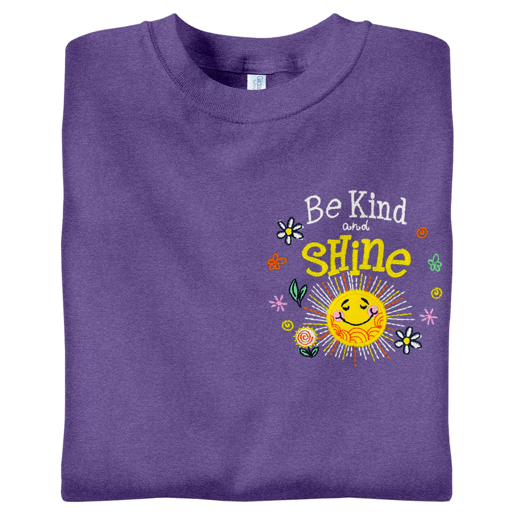 Be Kind and Shine Shirts for Positivity and Kindness