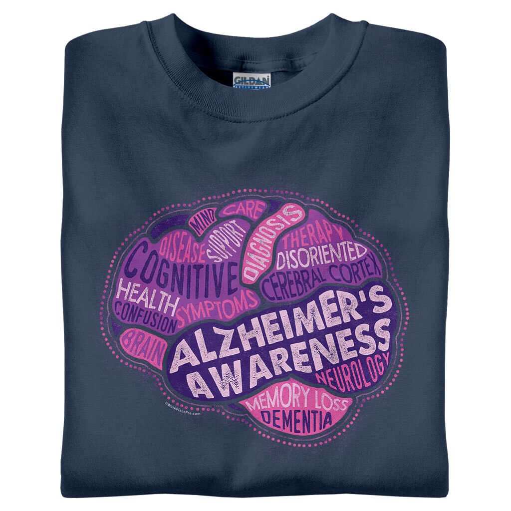 Alzheimer's Disease Awareness T-Shirts & Apparel | Awareables ...