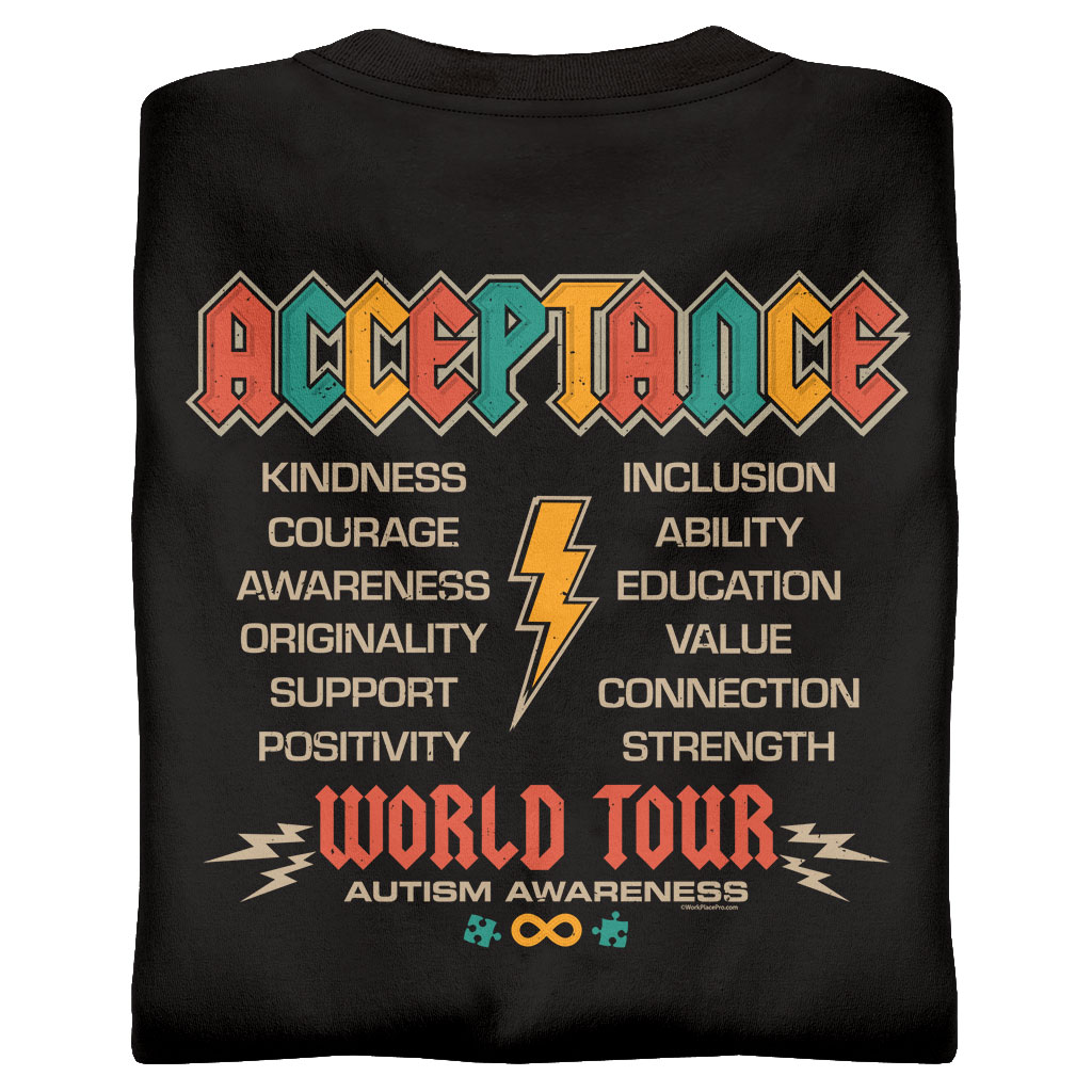Acceptance World Tour Autism Awareness T-Shirts