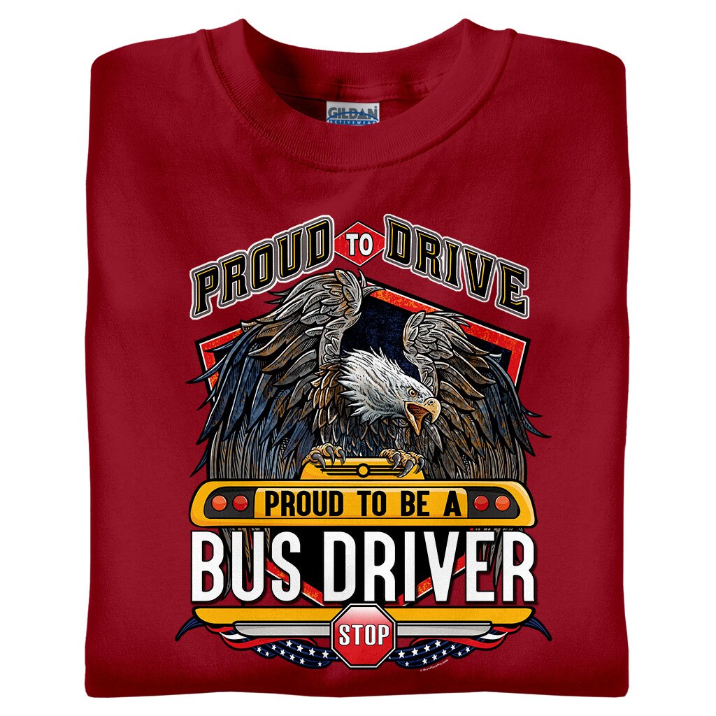 School Bus Driver T-Shirts, Embroidered Apparel | WorkPlacePro